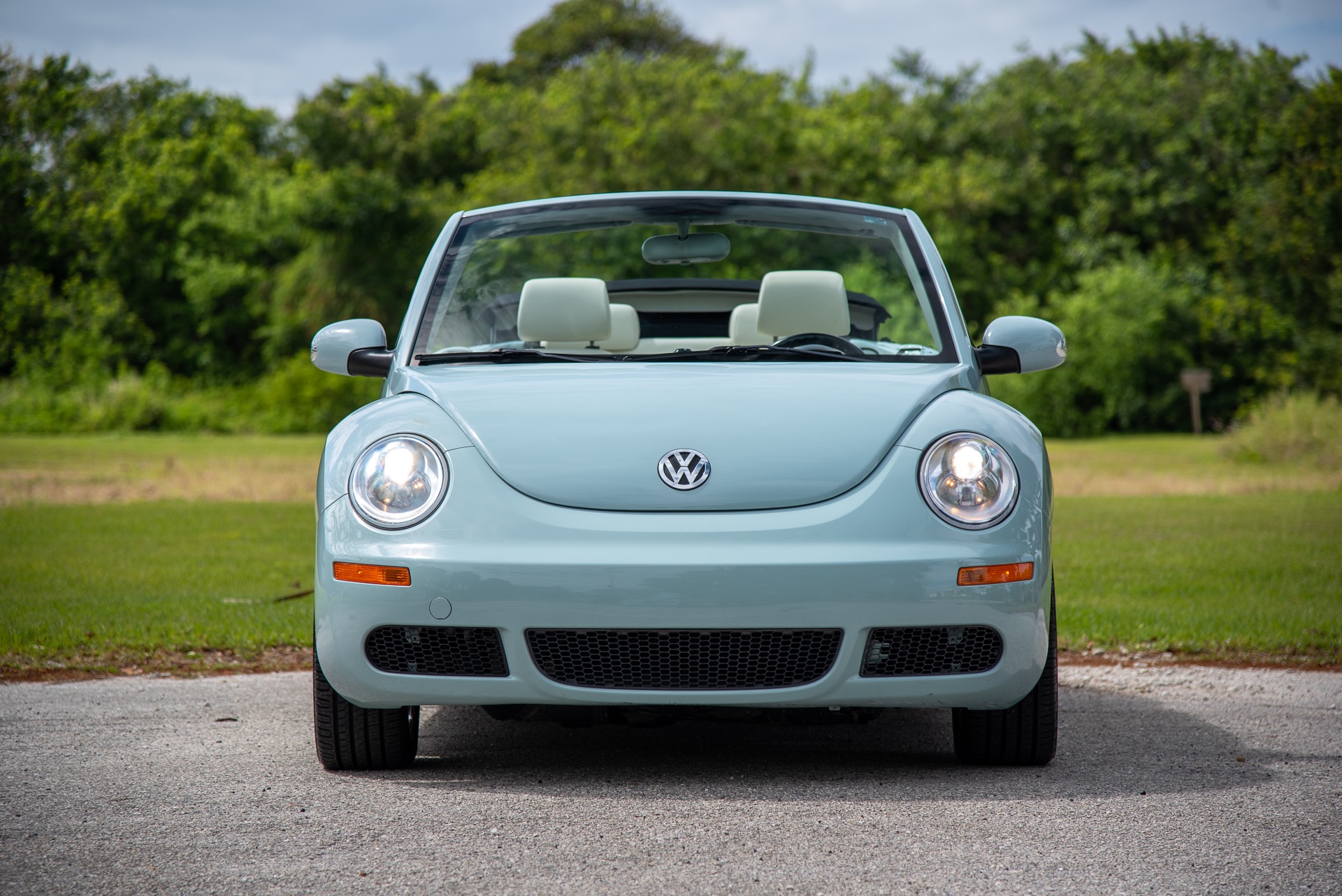 Light Blue New Beetle Car