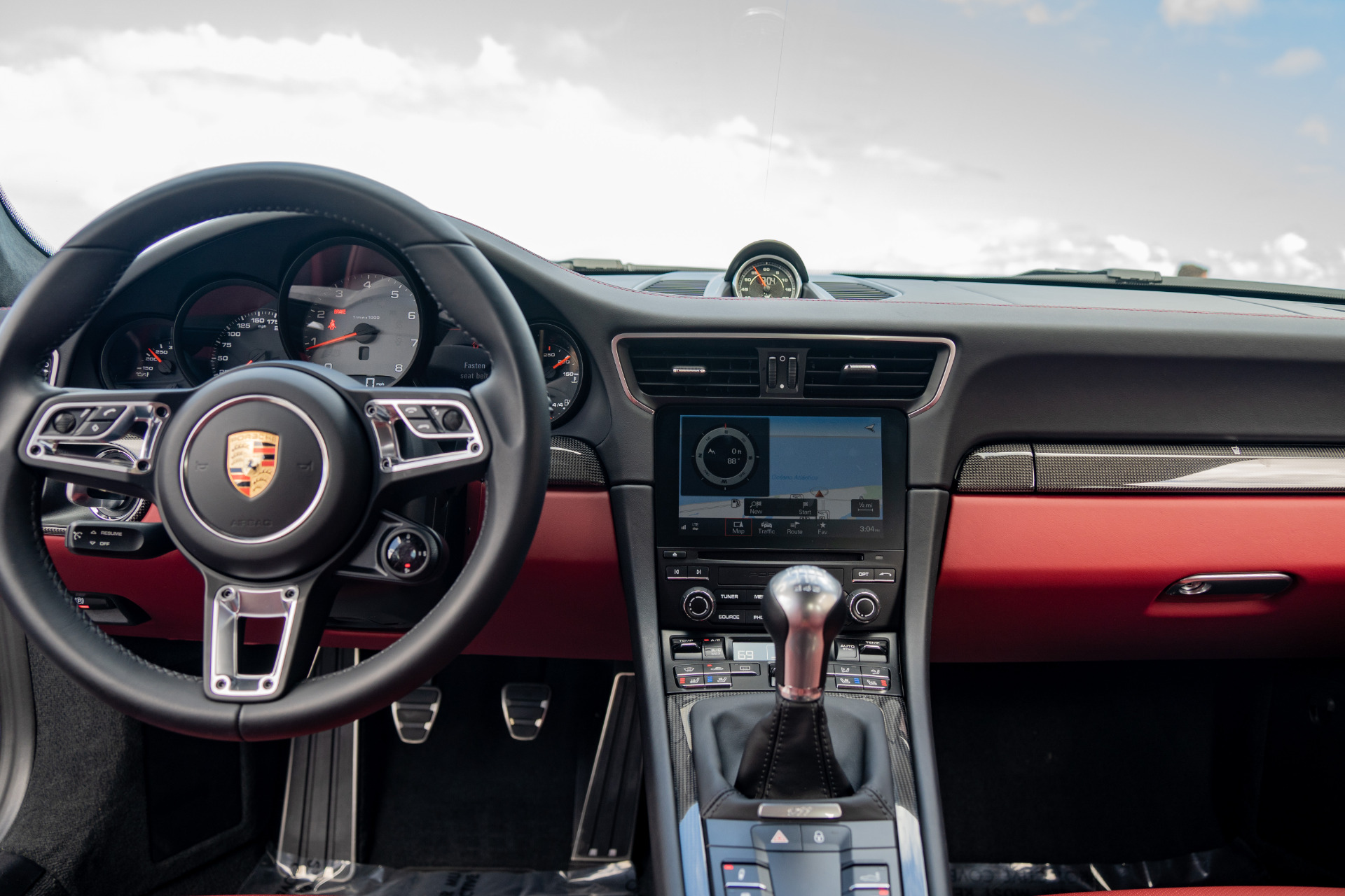 Interior Del Porsche 911 Carrera