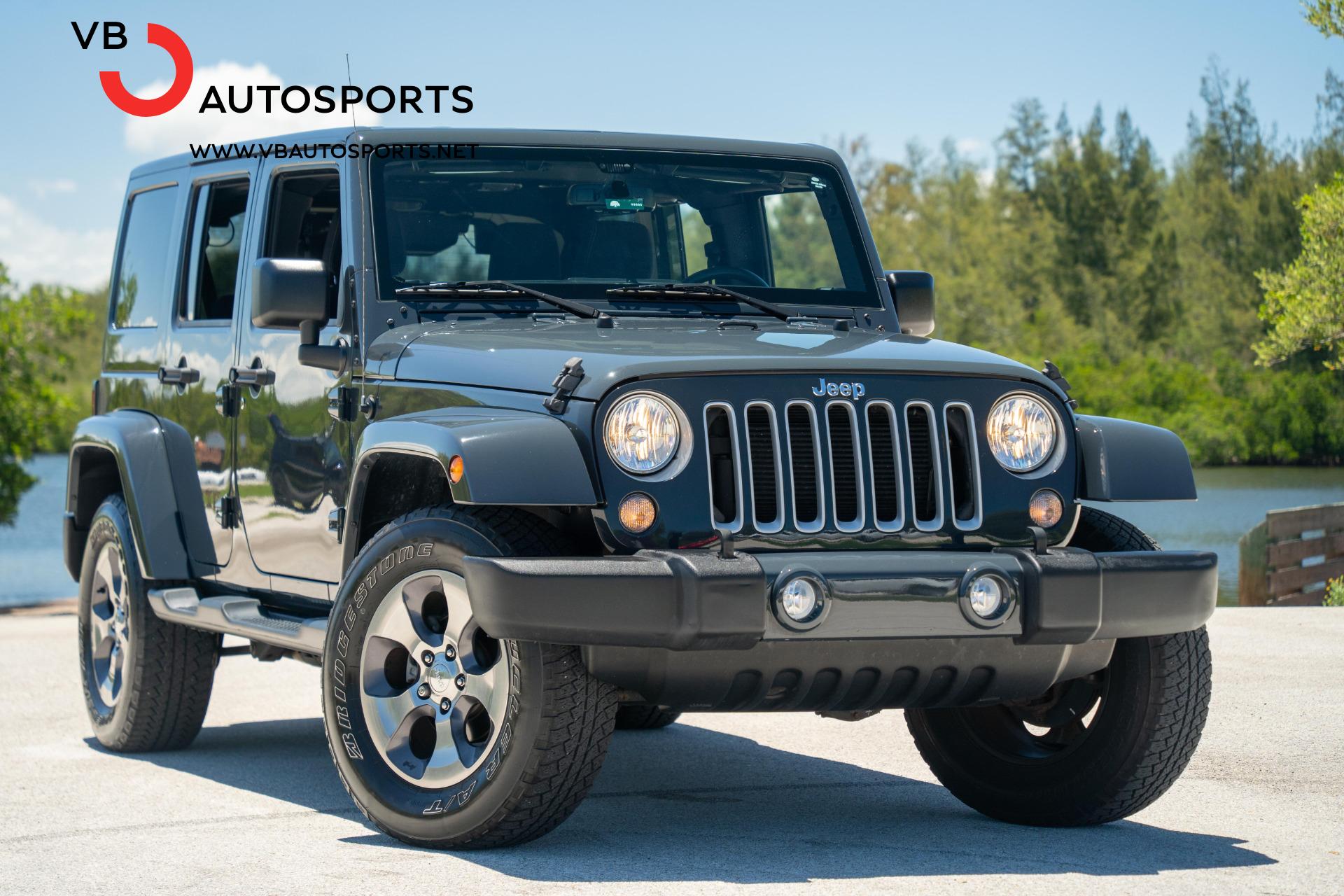 Pre-Owned 2016 Jeep Wrangler Unlimited Sahara For Sale (Sold) | VB ...